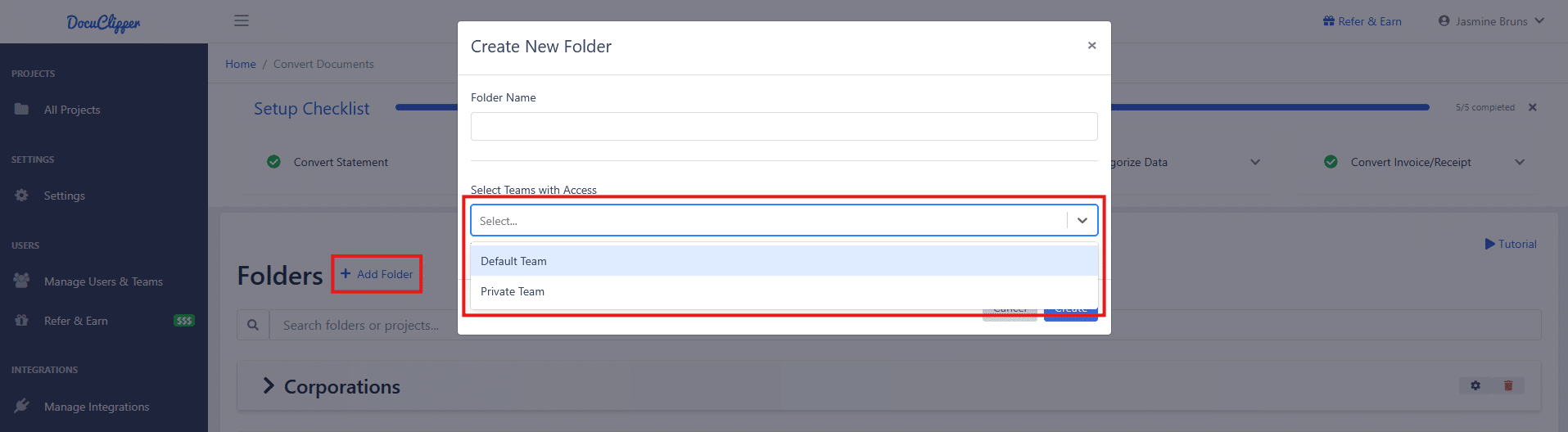 DocuClipper's New Project-Based Interface - DocuClipper