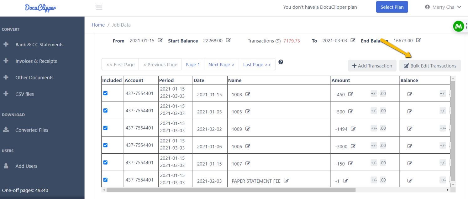 Debits And Credits Being Backward In Bank Statements - DocuClipper