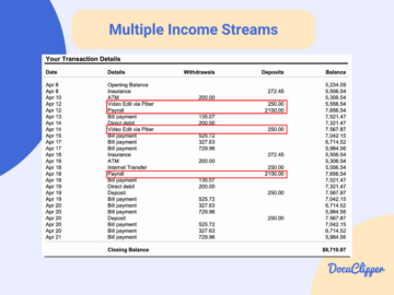How To Perform Bank Statement Income Verification
