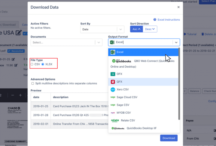 How To Convert Bank And Credit Card Statements To Excel/CSV