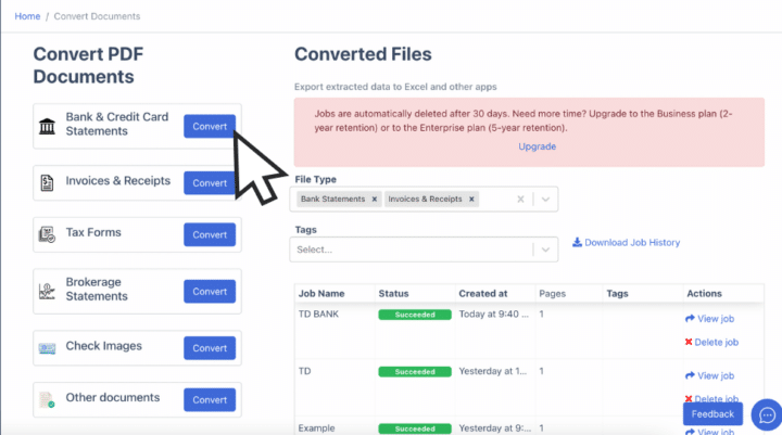 How To Convert TD Bank Statements To Excel, CSV, And QBO