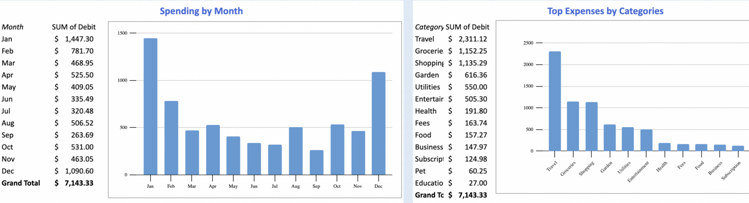 How To Categorize Expenses In Excel (Template Included) - DocuClipper