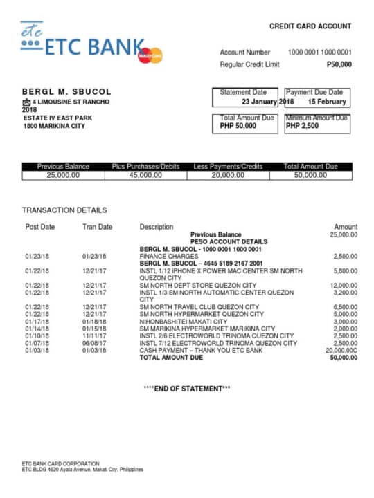Bank Statement Vs Credit Card Statement: Definitions, Differences ...