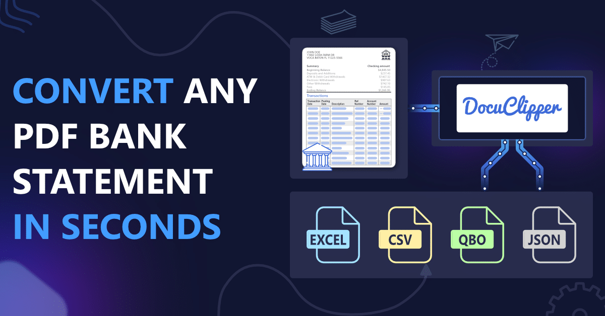 Fast & Accurate Bank Statement Converter - Convert PDF Statements To ...