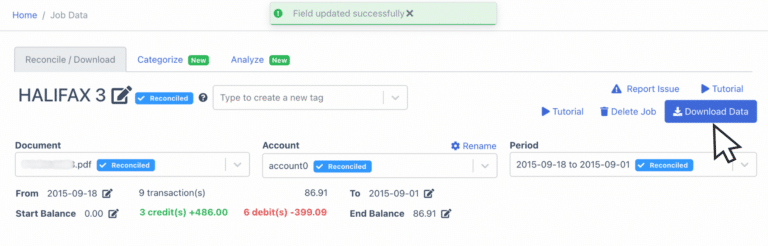 How To Convert Halifax Bank Statement To CSV, Excel, And QBO In A ...