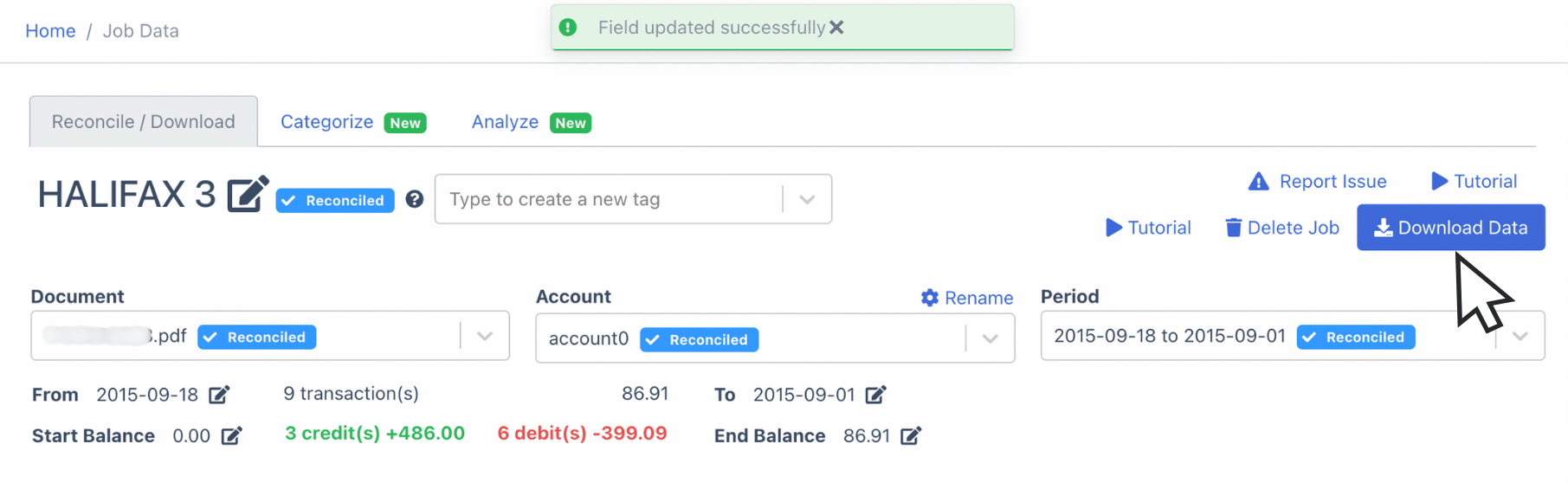 How To Convert Halifax Bank Statement To CSV, Excel, And QBO In A ...