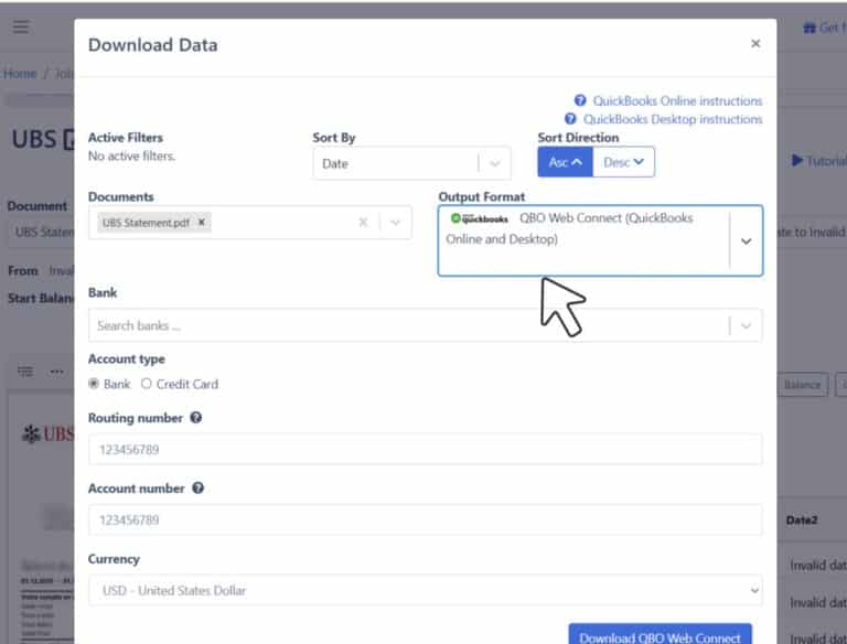 How To Convert UBS Bank Statements To Excel, CSV, And QBO In 1 Minute ... How To Convert UBS Bank Statements To Excel, CSV, And QBO In 1 Minute ...