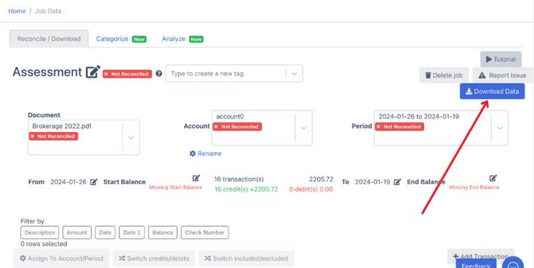How To Convert A Brokerage Statement To Excel, CSV, QBO - DocuClipper