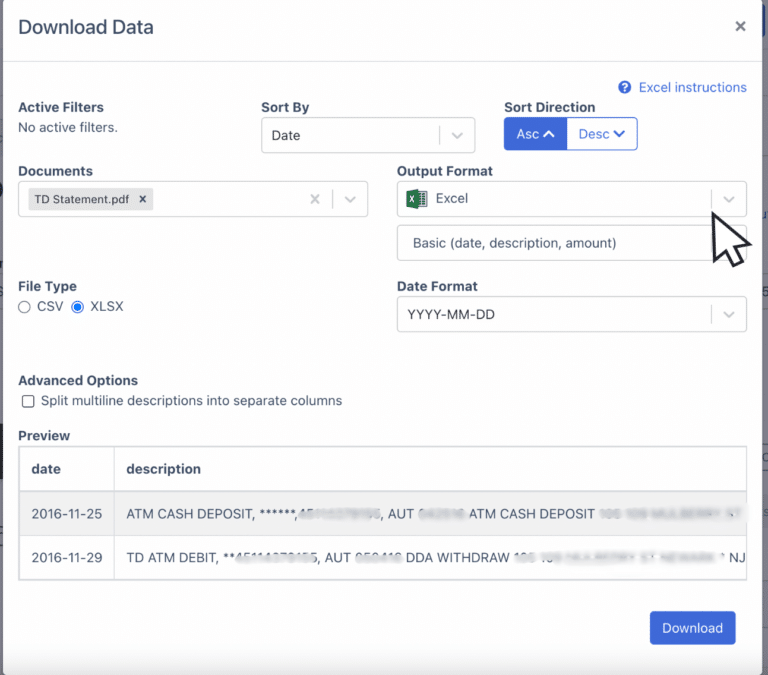 How To Convert TD Bank Statements To Excel, CSV, And QBO How To Convert TD Bank Statements To Excel, CSV, And QBO