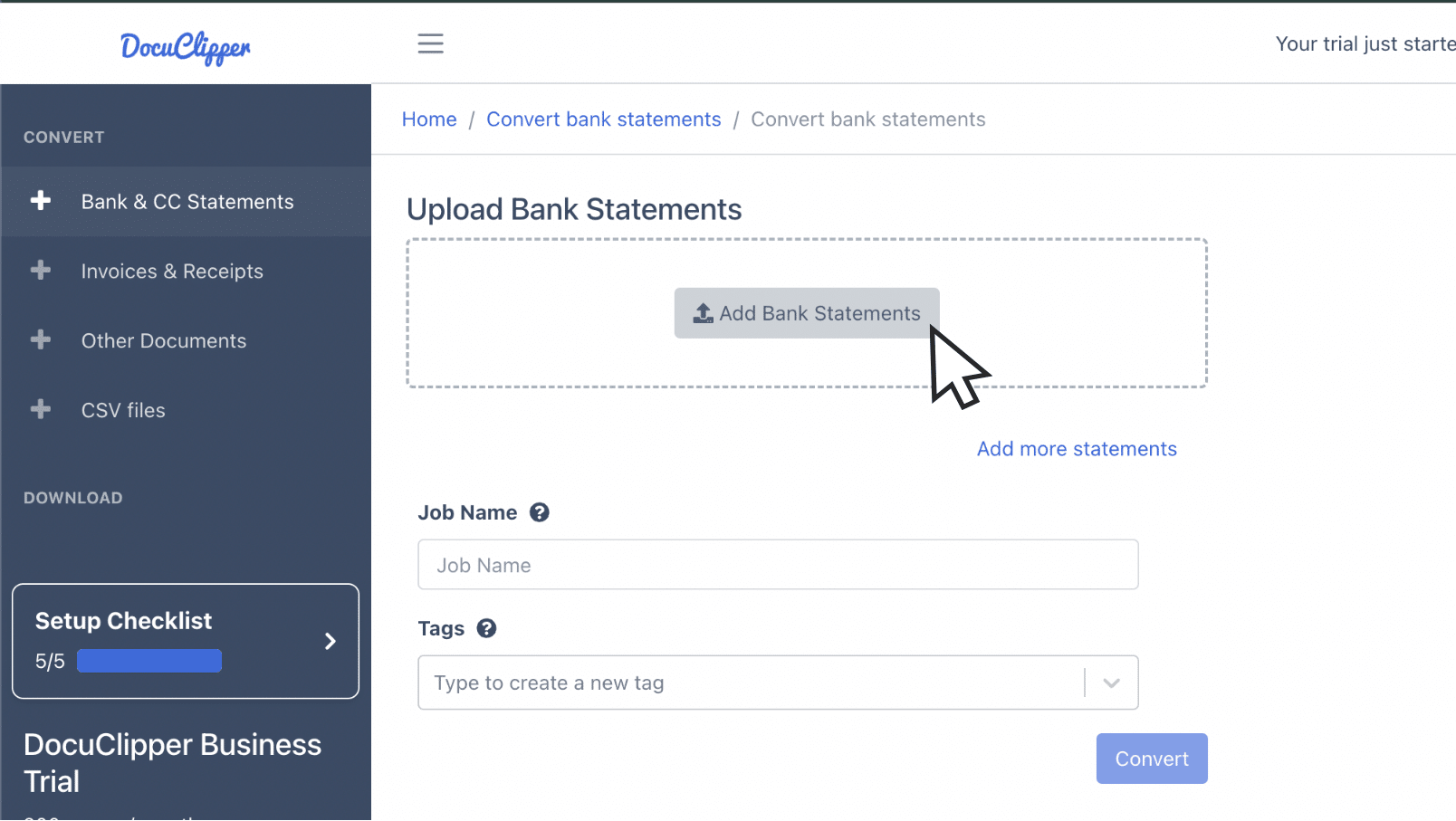 How To Convert Capital One Bank Statement To Excel, CSV, And QBO In 1 Minute Or Less - DocuClipper
