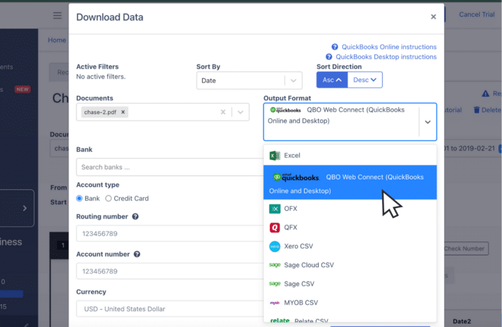 How To Convert Chase Bank Statement To Excel, CSV, And QBO In 1 Minute Or Less - DocuClipper