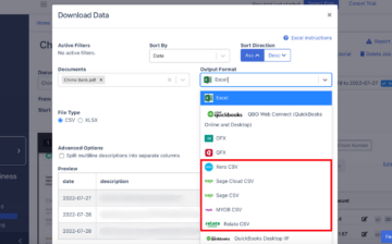How To Convert Chime Bank Statement To Excel, CSV, And QBO In 1 Minute Or Less - DocuClipper