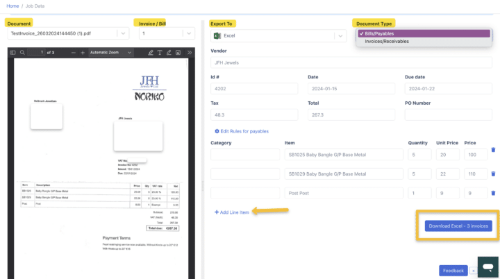 Setting Up Invoice Rules - DocuClipper