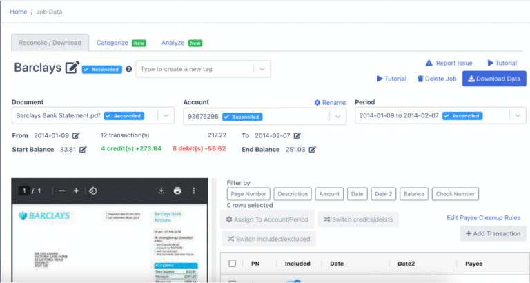 How To Convert Barclays Bank Statements To Excel, CSV, And QBO In 1 ...