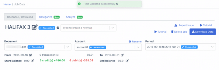 How To Convert Halifax Bank Statement To CSV, Excel, And QBO In A ...