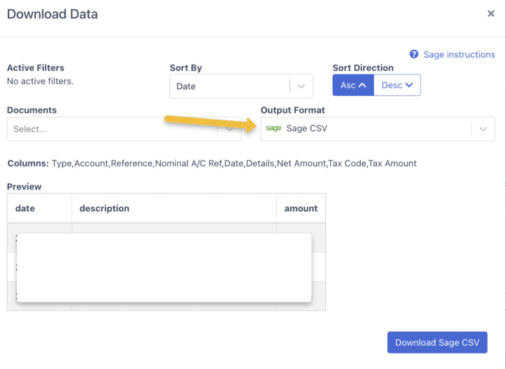 Import Bank Statement Transactions Into Sage - DocuClipper
