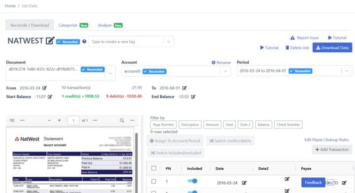 How To Convert NatWest Bank Statements To Excel, CSV, And QBO In 1 ...