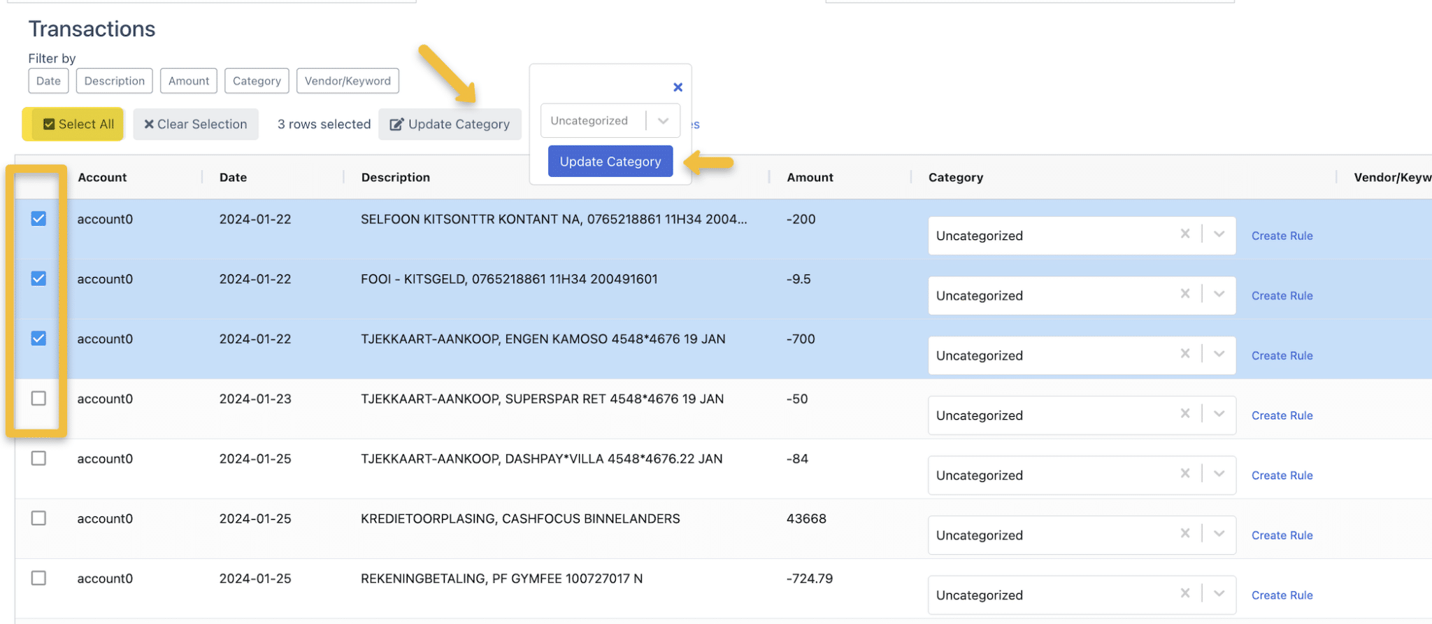 How DocuClipper Transaction Categorization Works - DocuClipper