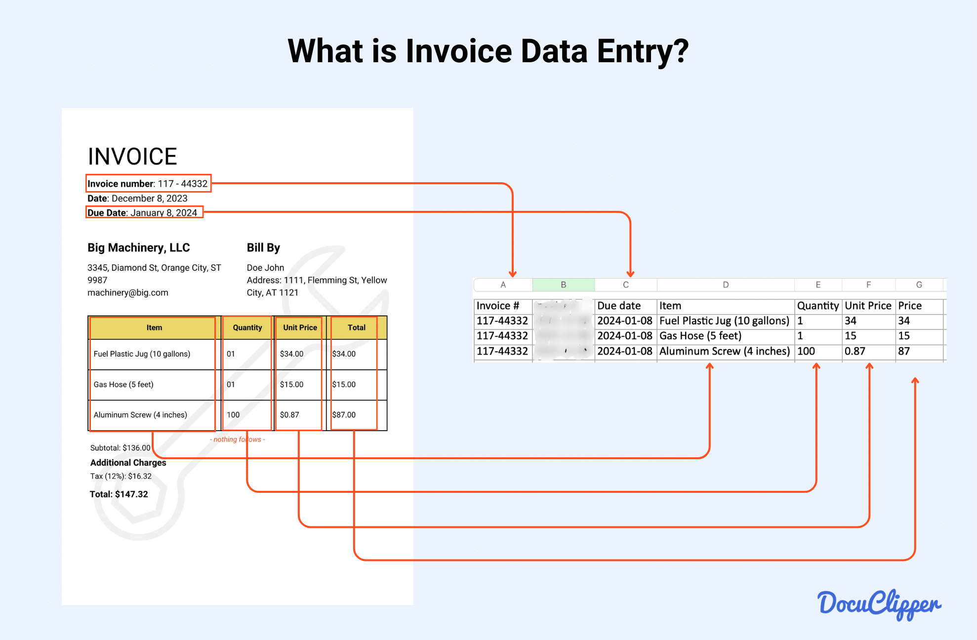 How To Automate Invoice Data Entry - DocuClipper