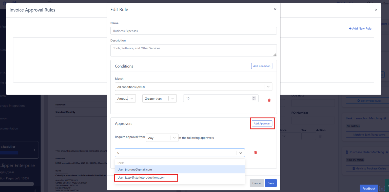 Understanding Invoice Approval Rules - DocuClipper