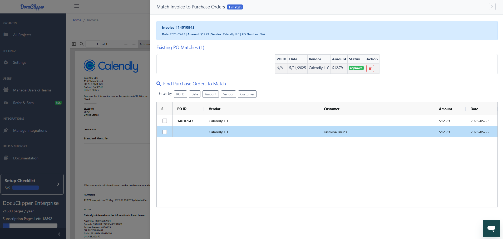 Invoice To Purchase Order Matching Guide - DocuClipper