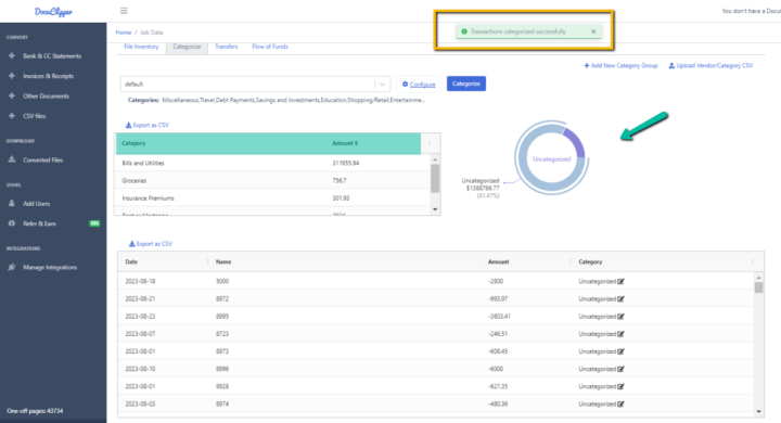 How DocuClipper Transaction Categorization Works - DocuClipper