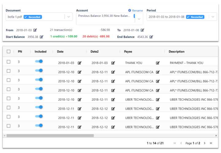 Convert Credit Card Statements To CSV Or QBO Accurately With OCR Software | DocuClipper