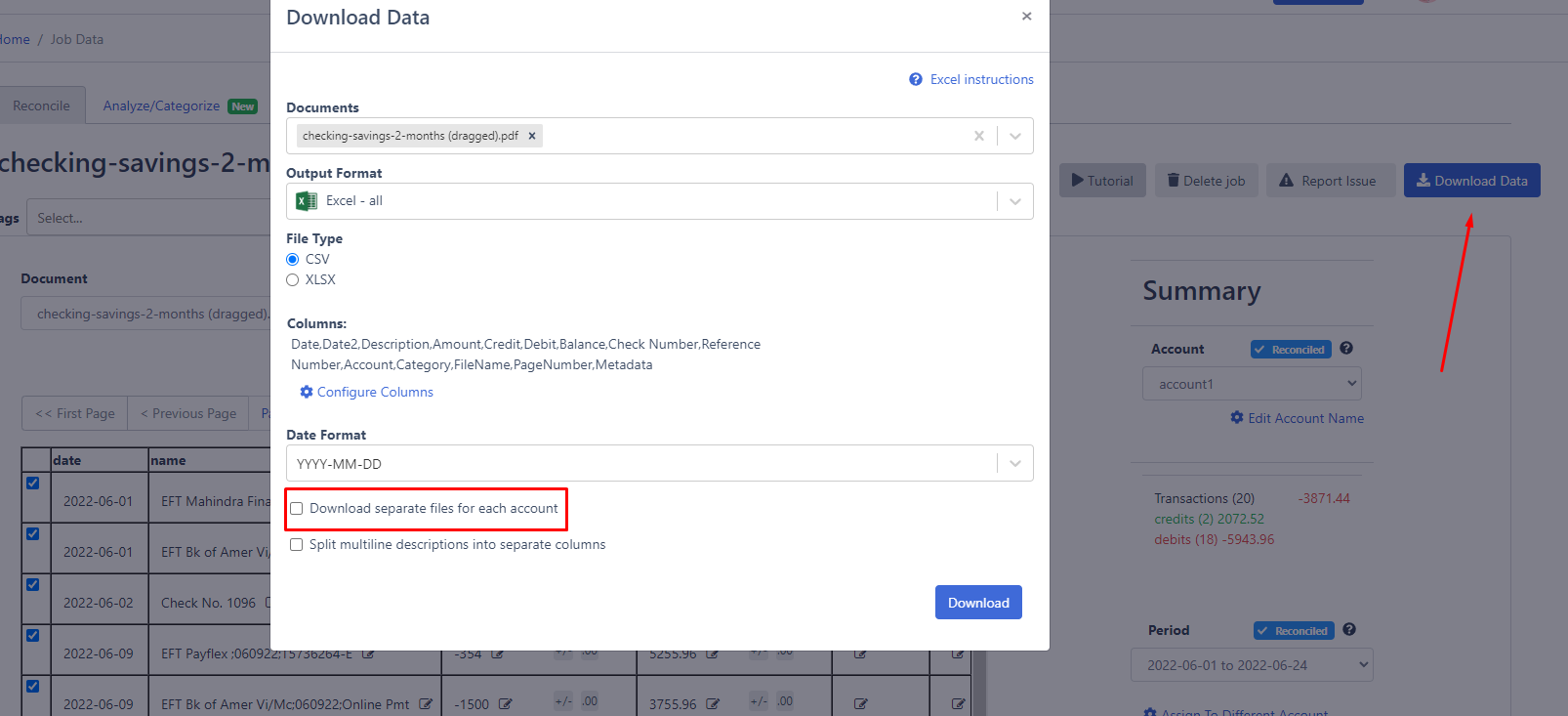 DocuClipper Exports Data In Zip File. - DocuClipper