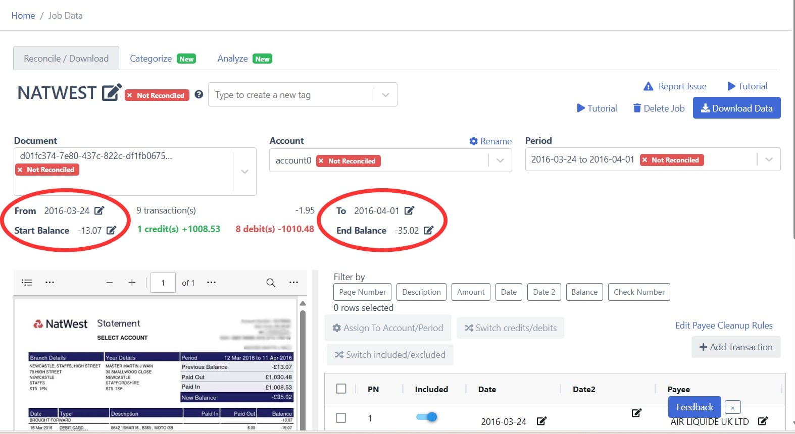 How To Convert NatWest Bank Statements To Excel, CSV, And QBO In 1 Minute Or Less - DocuClipper