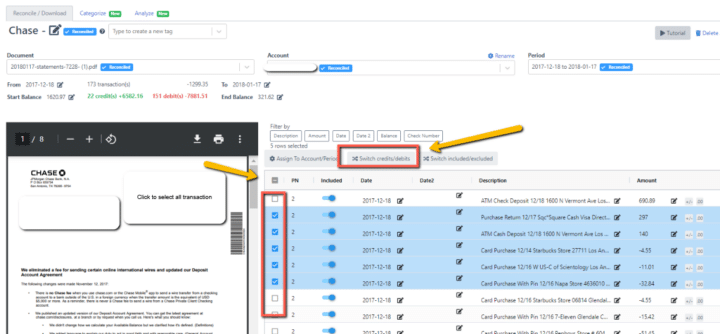 Debits And Credits Being Backward In Bank Statements - DocuClipper
