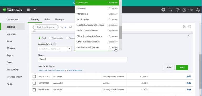 Import Bank Statement Transactions Into QuickBooks Online