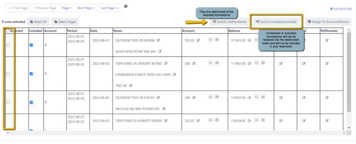 Missing Or Wrong Transactions - DocuClipper