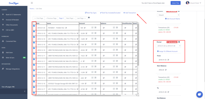 Bank Statement Reconciliation Issues In DocuClipper - DocuClipper