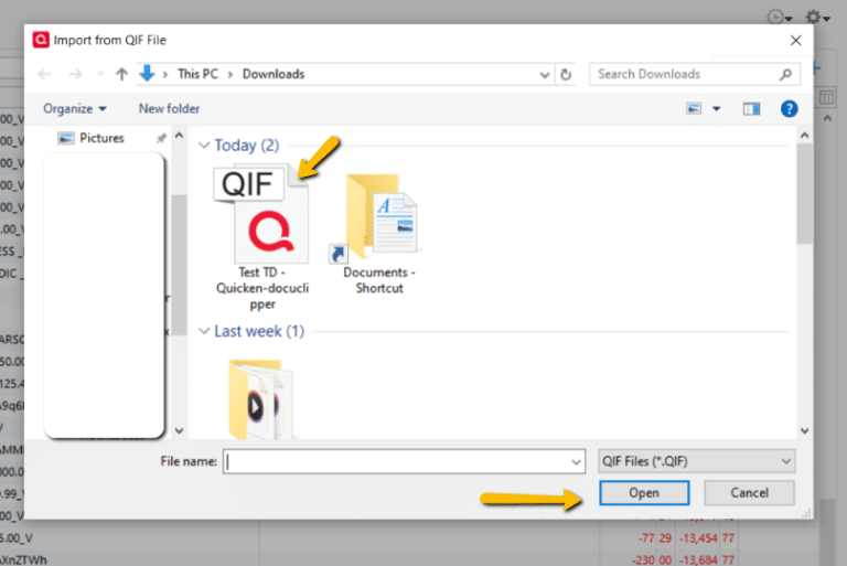 Import Bank Statement Transactions Into Quicken (QIF) - DocuClipper