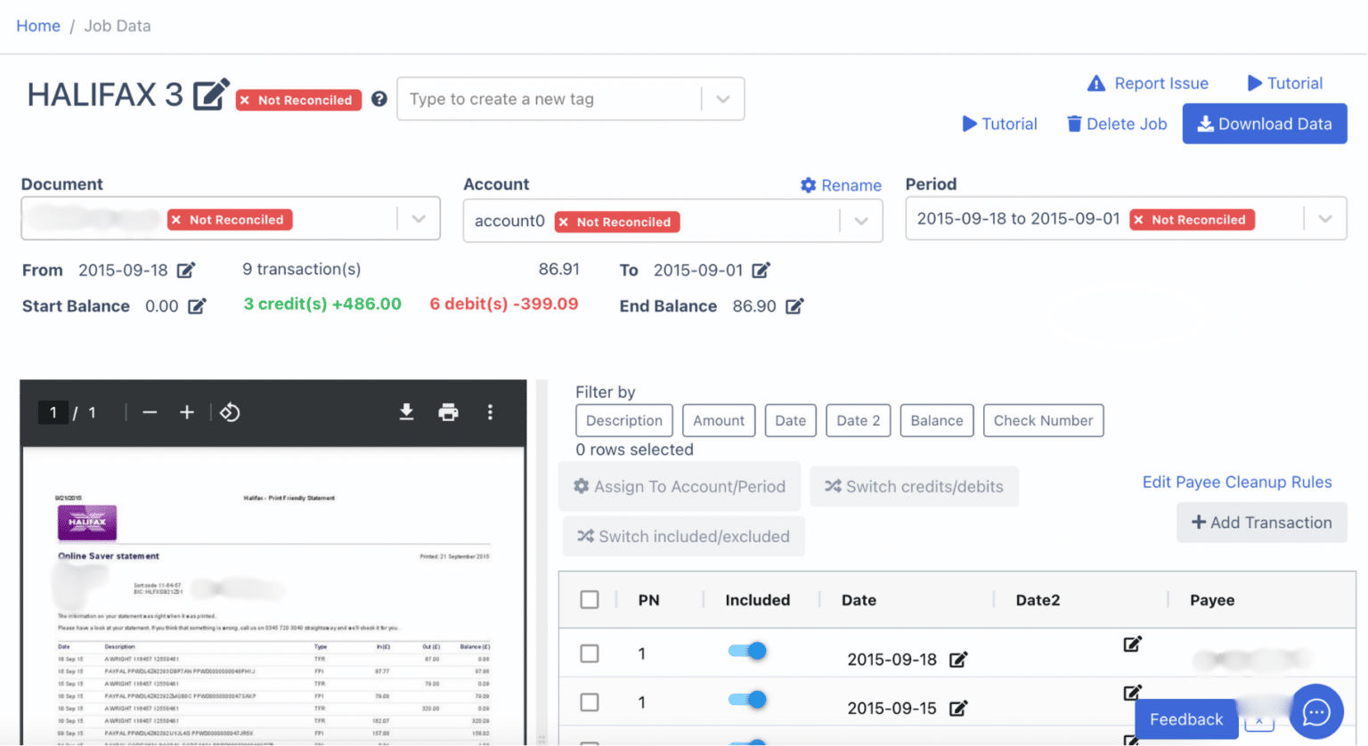 How To Convert Halifax Bank Statement To CSV, Excel, And QBO In A ...