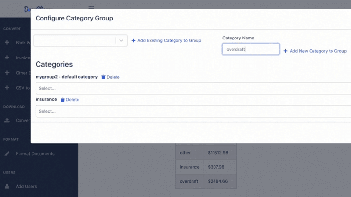 Transaction Categorization - DocuClipper